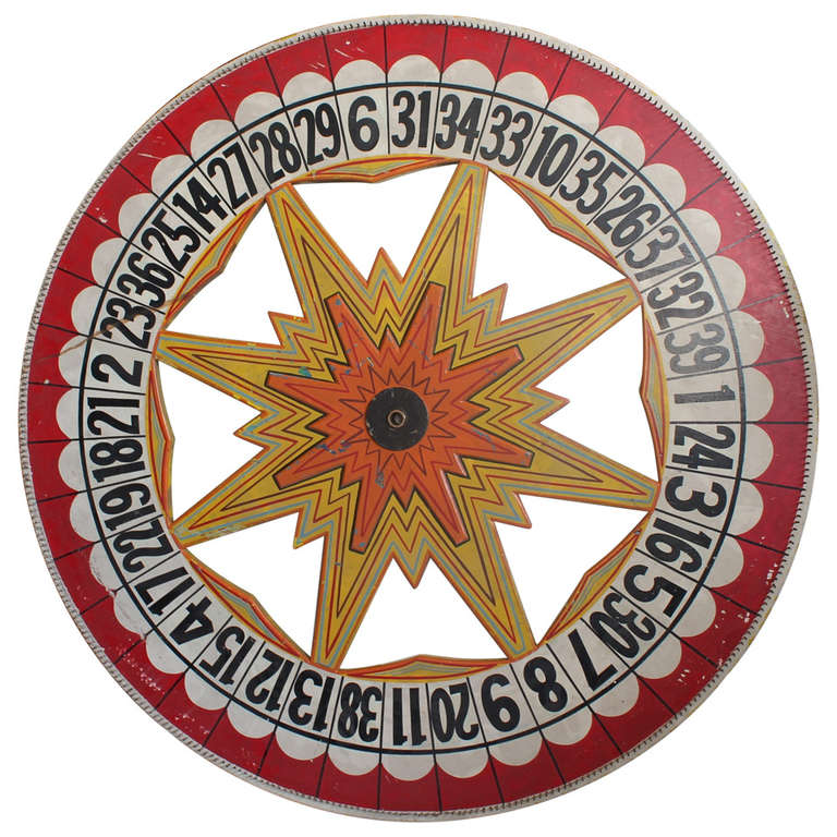 Giant Coney Island Amusement Park Game Wheel $3,900 – HERO