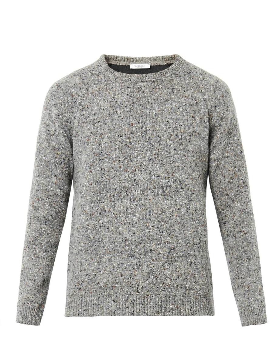 Valentino Salt and Pepper Knit Sweater £660 – HERO