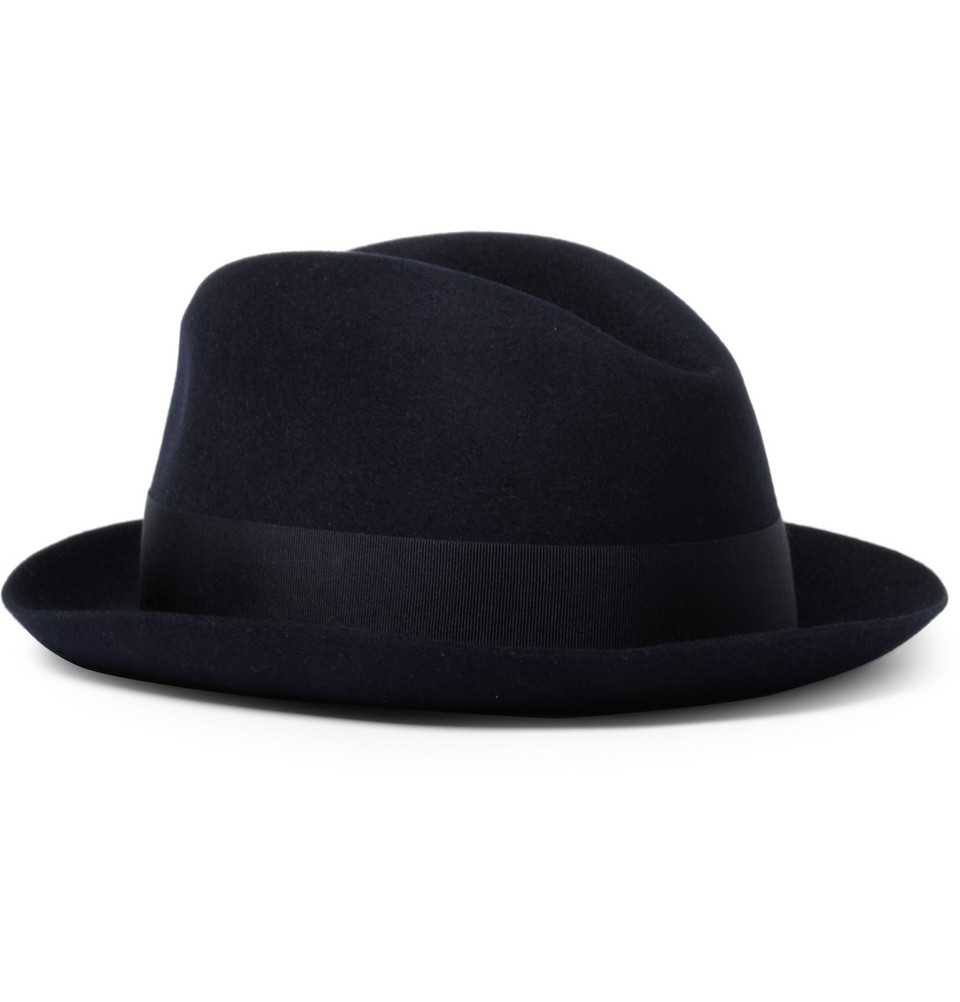 Borsalino Rabbit-Felt Fedora £285 – HERO Borsalino Rabbit-Felt Fedora £285 – HERO