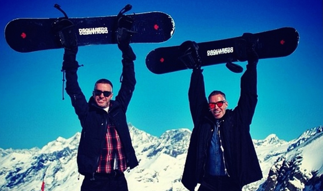 Hit the ski slops with the Dsquared2 twins – HERO