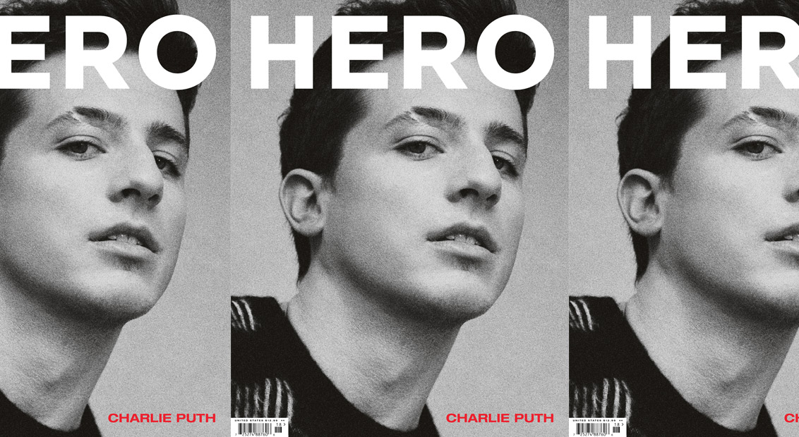 Charlie Puth on HERO cover, out now! – HERO