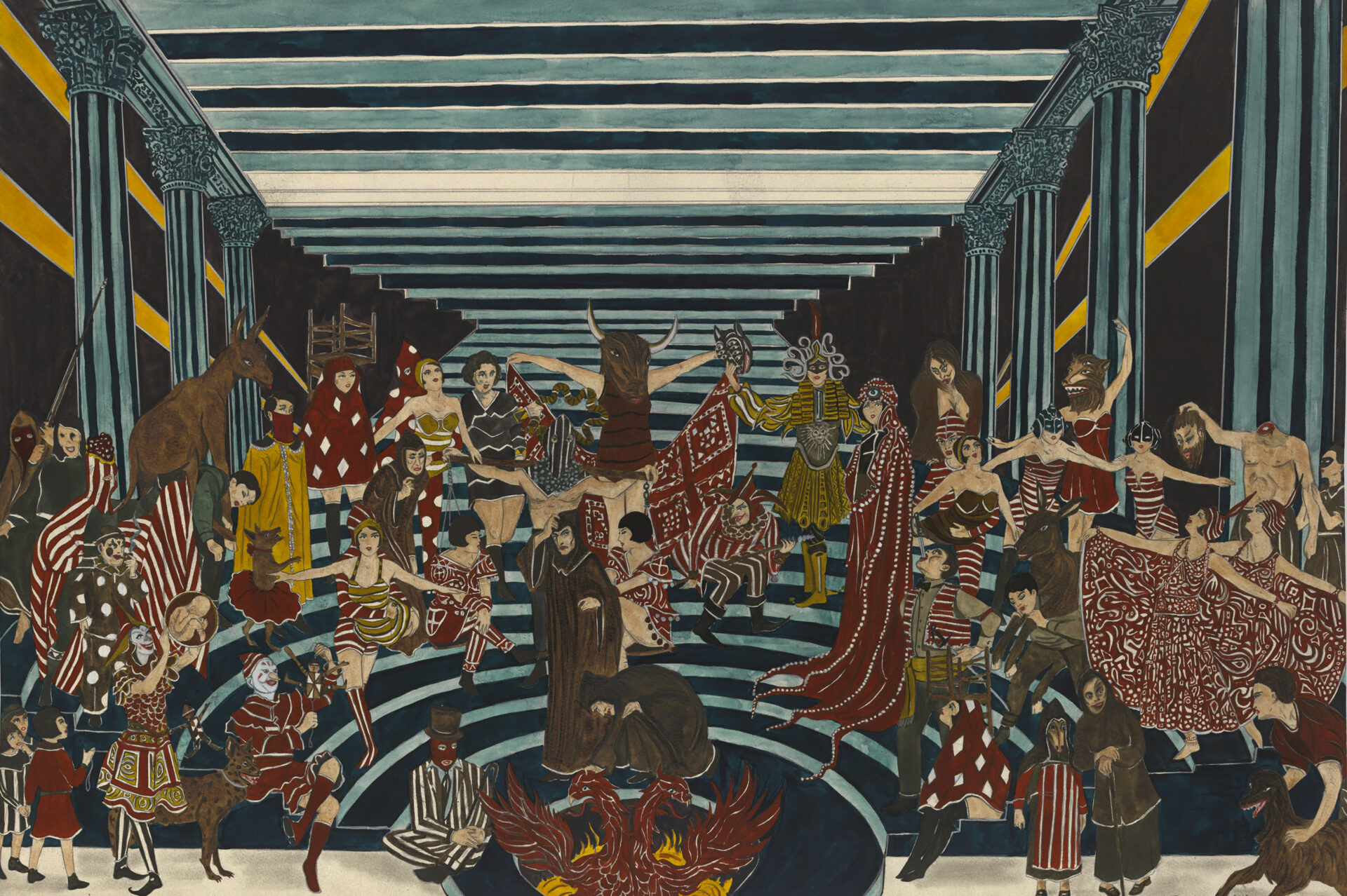 Dada, punk, erotica, spectral rabbits, masked assassins, cults ...