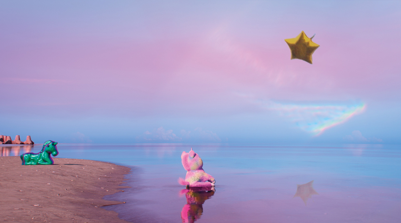 Mark Leckey and his curated artists explore the surreal contrasts of ...