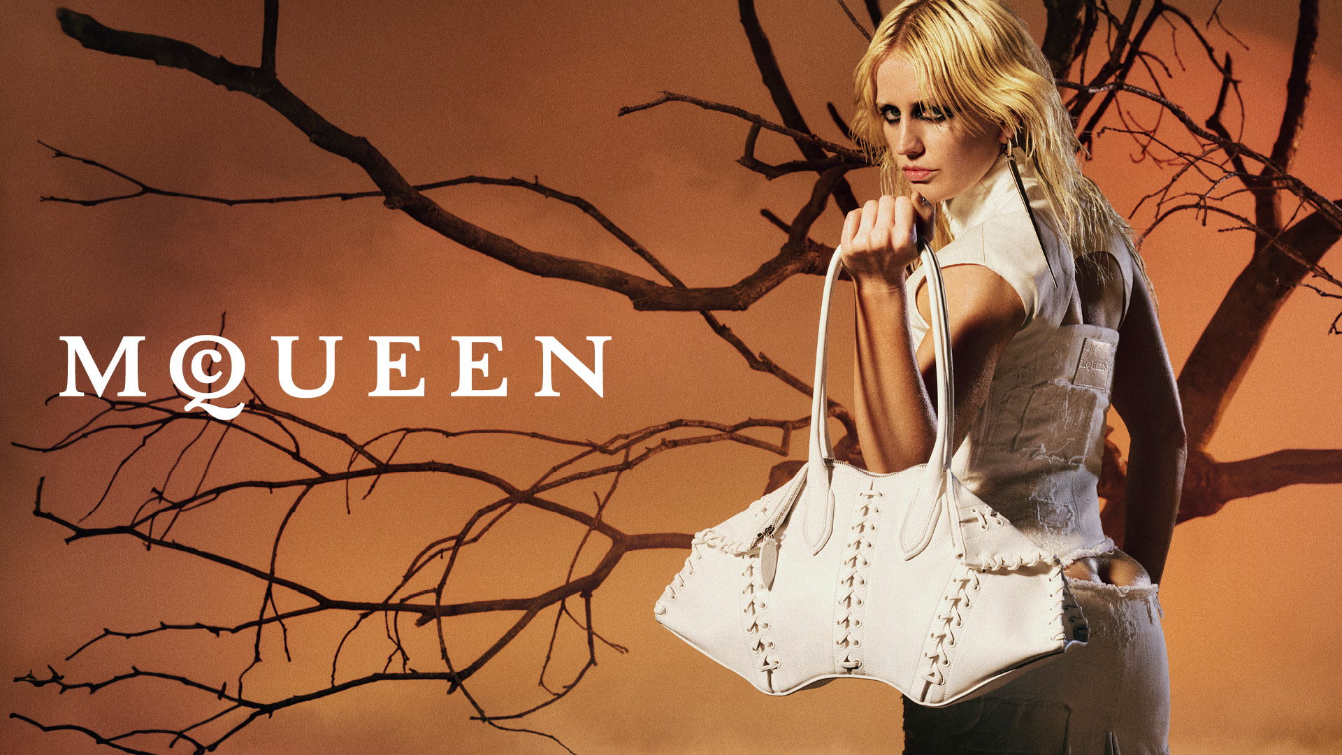 McQueen’s new campaign features musicians Amy Taylor, Caroline Polachek ...